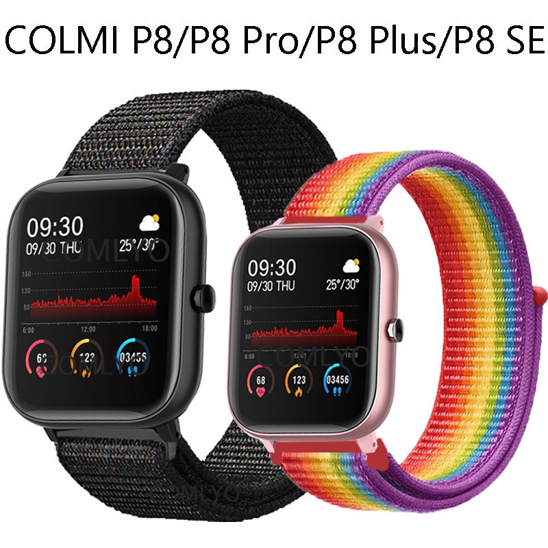 สายรัดใหม่สำหรับ COLMI P8P8 ProP8 plusP8 SE วงไนลอนเปลี่ยนสมาร์ทนาฬิกา ...