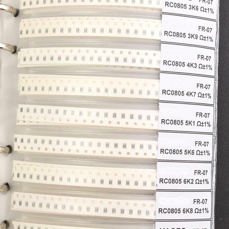 DIY 8500Pcs 0805 1% SMD SMT Chip Resistor Assortment Kit 170 Values ...