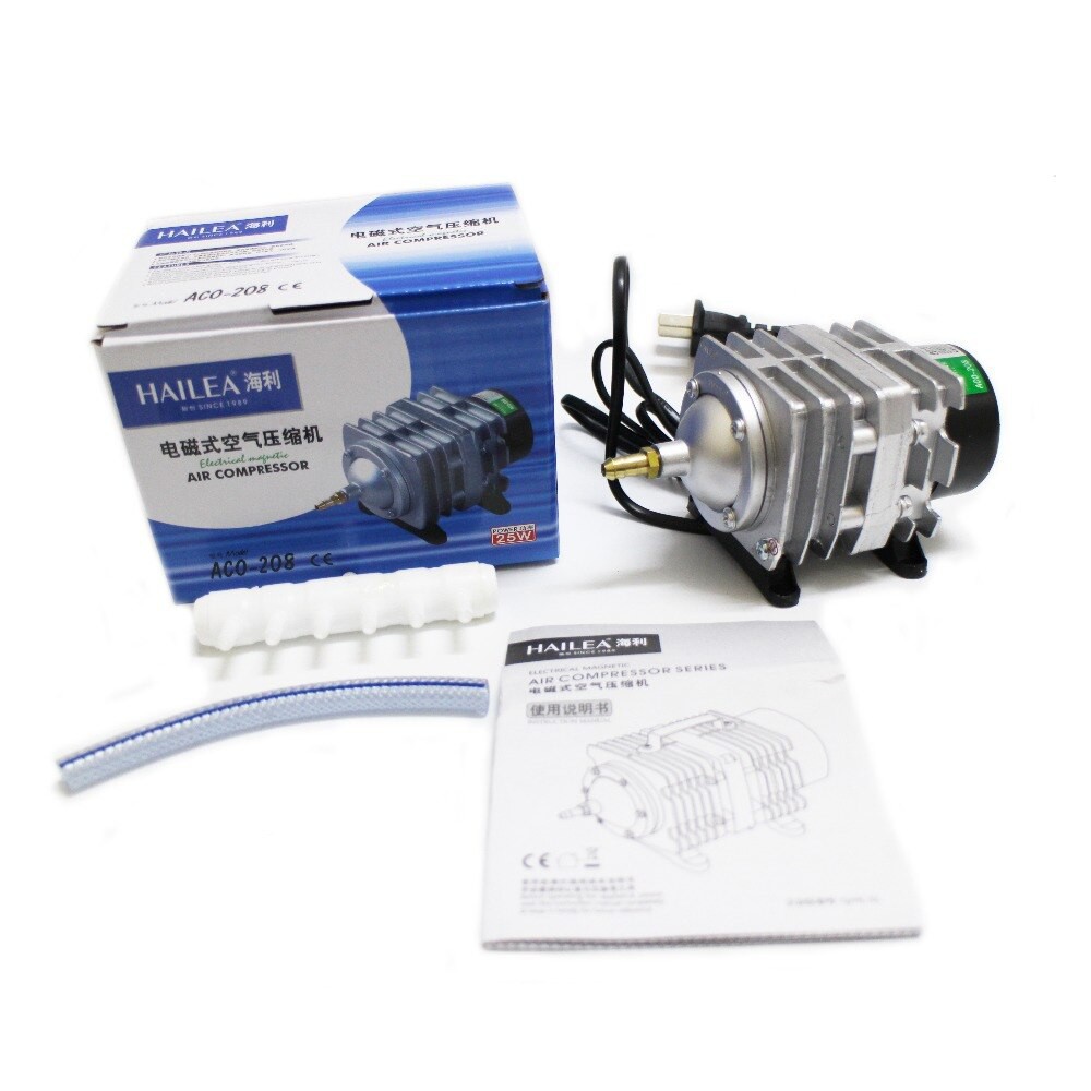 Hailea Aco 208 ปั๊มลมลูกสูบ ปั้มอ๊อกซิเจน ปั๊มลมตู้ปลา ปั๊มลมบ่อปลา ...