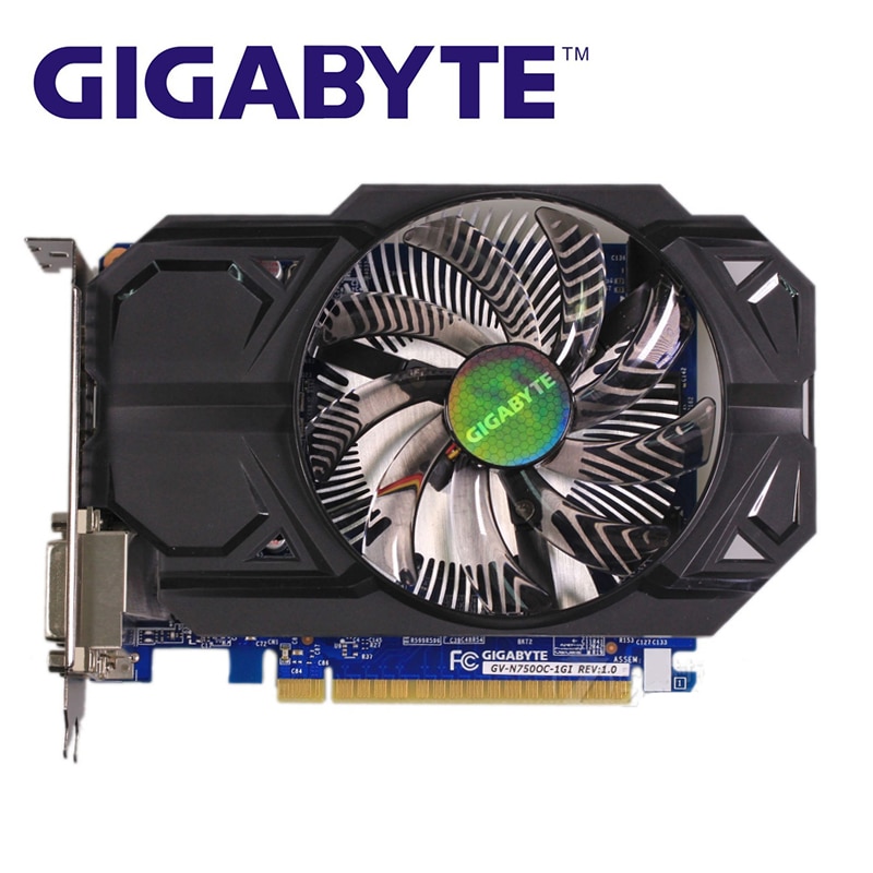 GIGABYTE GTX 750 1GB Graphics Card GVN750OC1GI 128Bit GDDR5 Video Cards ...