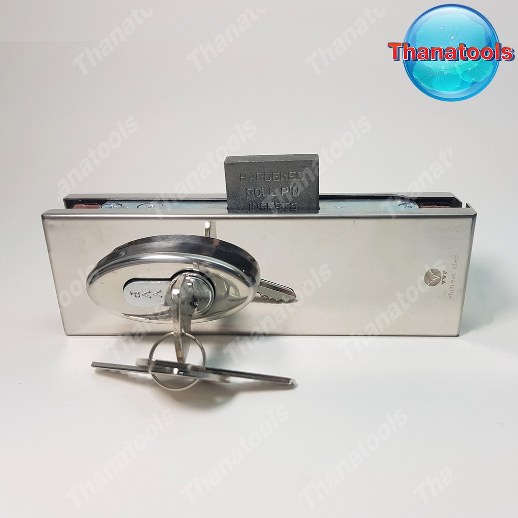 กุญแจล็อคประตูกับพื้น กุญแจล็อคประตูกระจก VVP FL50 - thanatools - ThaiPick