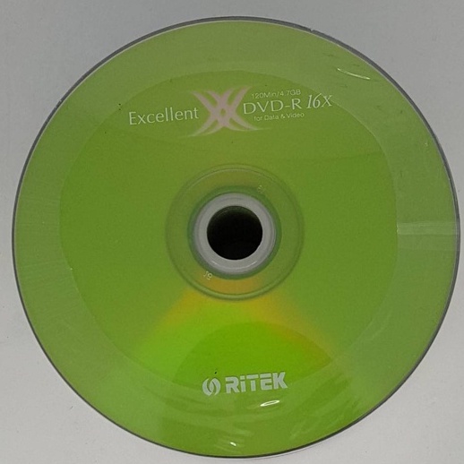 Ritek DVD-R 16x 120min/ 4.7GB (50 pcs) | Shopee Thailand