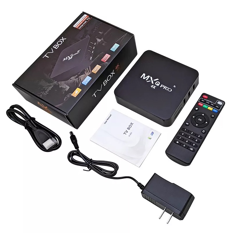 MVP MXQ Pro 4k Android 10.1 กล่องทีวี 16GB 3GBHD 3D 2.4G WiFi Youtube Media Player ชุดกล่อง ...