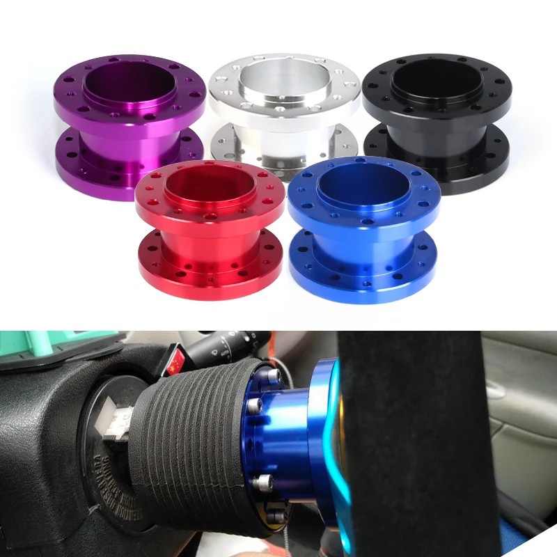 5cm Height Aluminium steering-wheel Hub Adapter Spacer Kit for Car TXRO ...