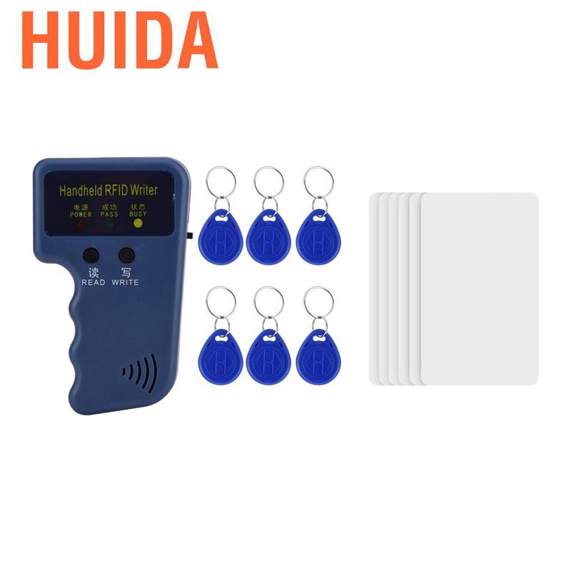 Huida Handheld RFID ID Card Copier Reader Writer Duplicator + 6 ...