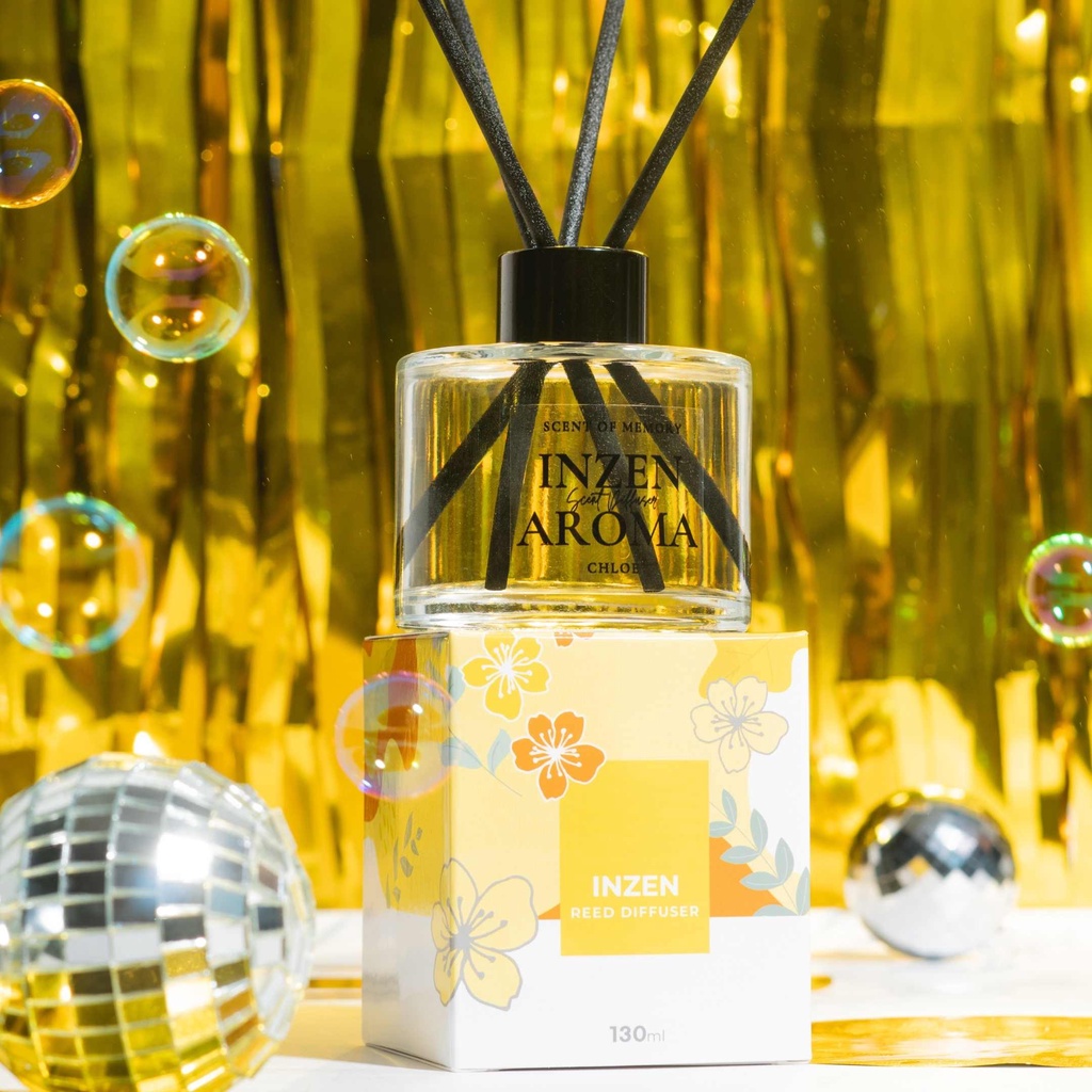 ขวดใหญ่ 135 ml.ก้านไม้หอมปรับอากาศ inzen กลิ่นเค้าเตอร์แบรนด์ หอมหรู ...
