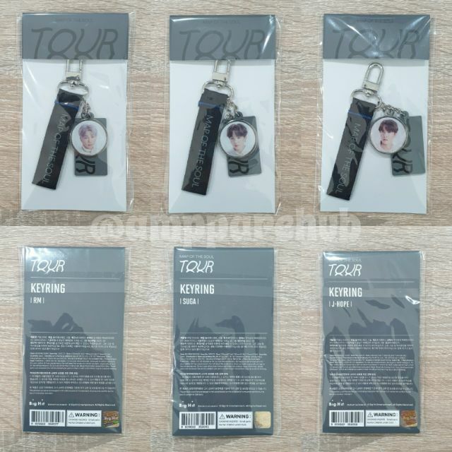 [พร้อมส่ง] พวงกุญแจ Key Ring BTS Map Of The Soul Tour Merch บังทัน ...