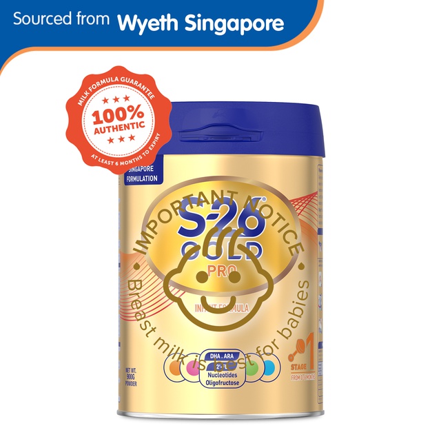 Wyeth®Nutrition S-26® GOLD® Stage 1 Infant Formula 900g | Shopee Thailand