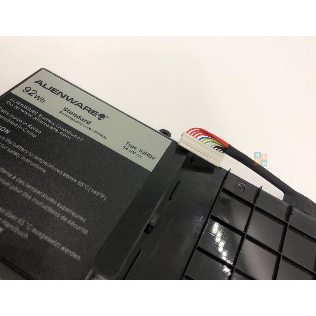 Dell แบตเตอรี่ 6JHDV ของแท้ (สำหรับ Alienware 17 R2 R3 Alienware P43F ...