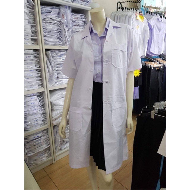 เสื้อกาวน์ตัวยาว คอจีนป้ายข้าง แขนจั๊ม Jeedahh Am Thaipick