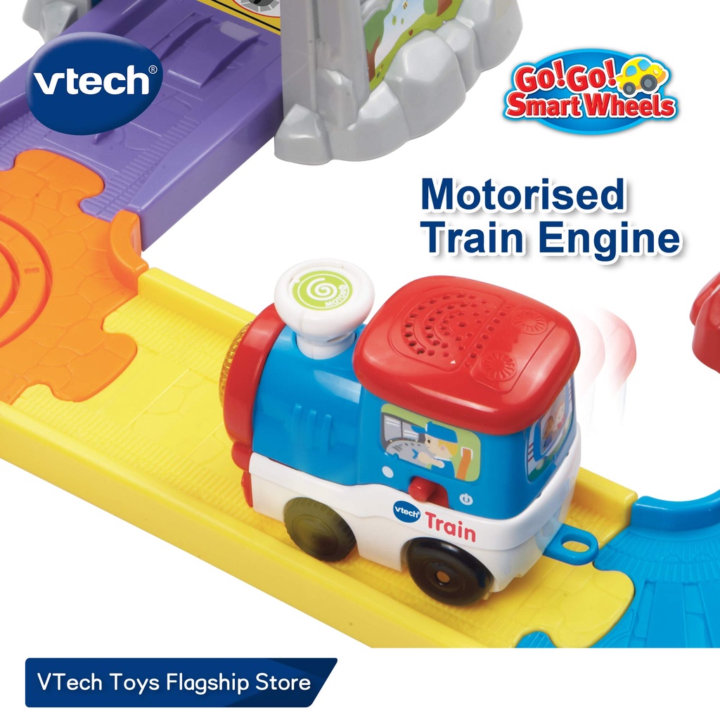 VTech Train Playset GoGoSmartWheels Choo Playset Motorized Train ...