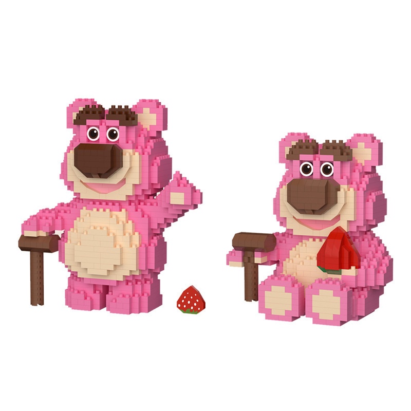 ฟิกเกอร์ โมเดล ดิสนีย์ Toy Story Lotso Building Blocks ขนาดเล็ก ของเล่น ...