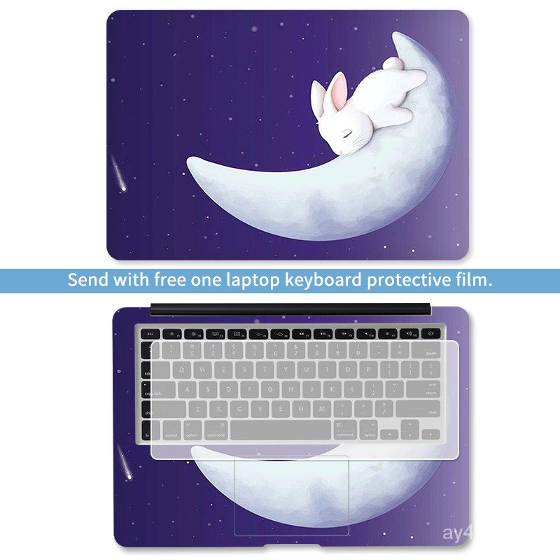 ★Free Keyboard Film★Universal 2 Pcs Cute Laptop Sticker Skin Cover for ...