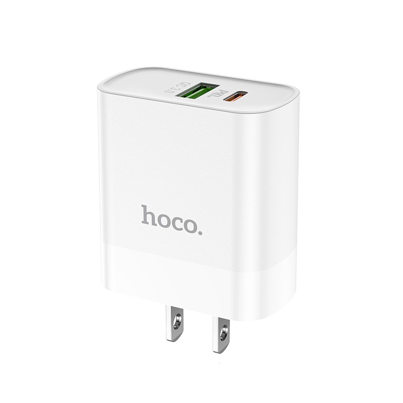 HOCO C80 / NC2 / C80set Quick Charger PD+QC 3.0 หัวชาร์จไฟบ้าน ชาร์จเร็ว 3.1A MAX (Fast Charging ...