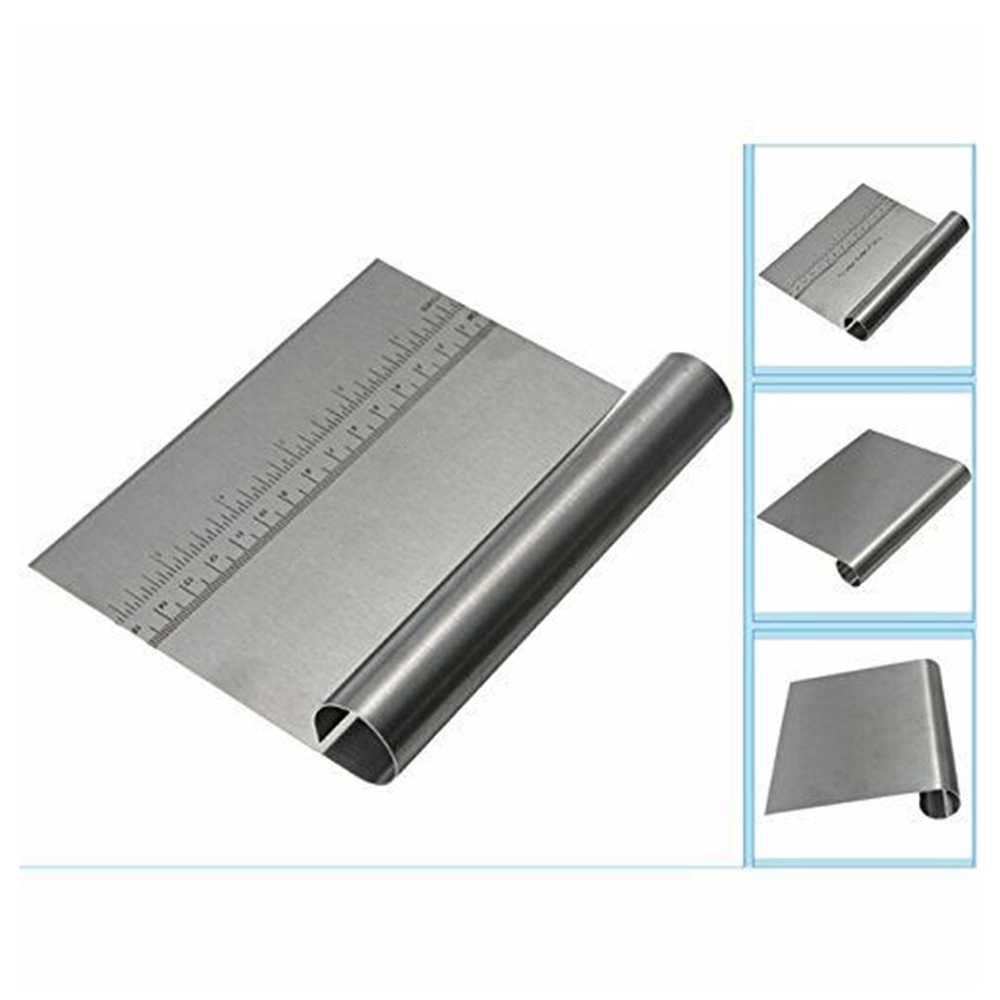 Stainless Steel Scraper Cake Stainless Steel Kitchen Pizza Flour Tool ...