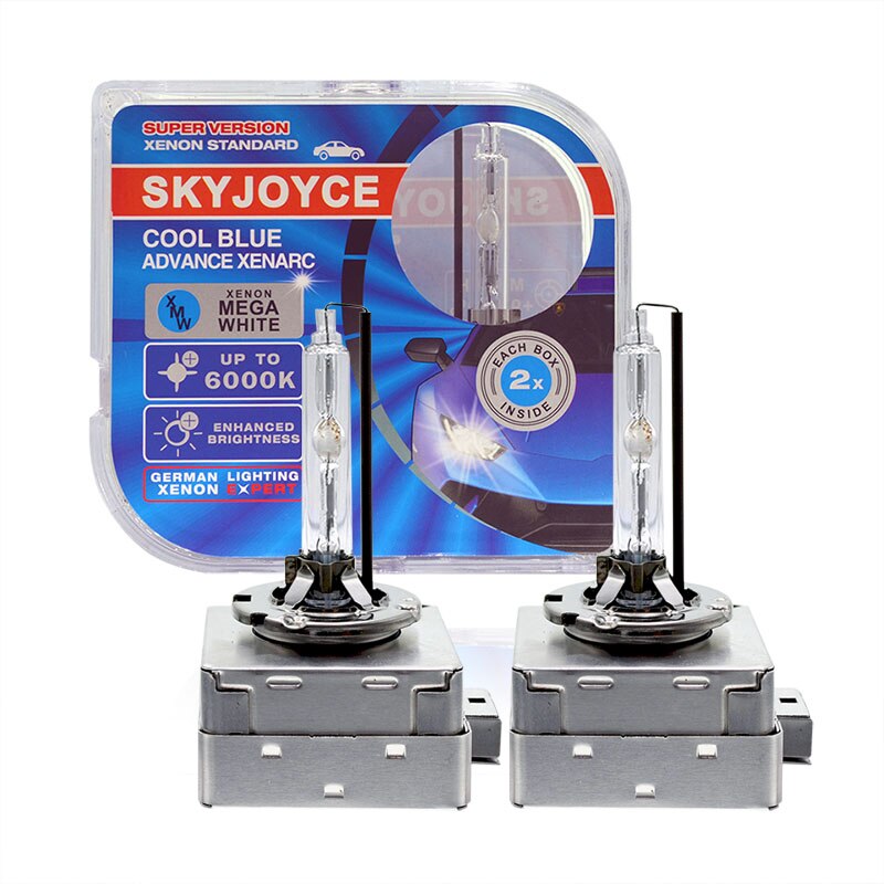 CODHCDLT 2PCS Super Bright D1S 5500K 12V 35W Car Headlight Bulb OEM D3S 55W Auto Lamps ...