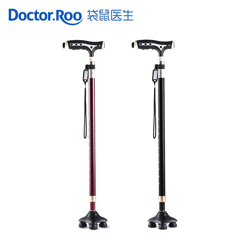 Doctor.Roo Walking Cane Adjustable Cane Flexible Walking Cane with LED ...