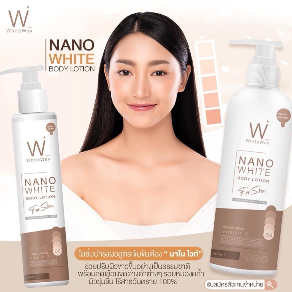 โลชั่นไวท์เวย์ White way Nano body lotion 400ml. - yingyu773 - ThaiPick