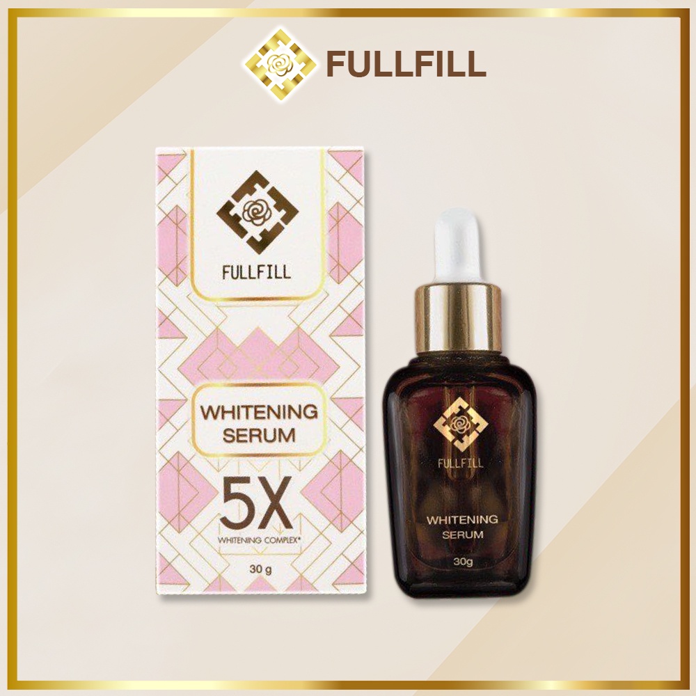 ไวท์เทนนิ่ง เซรั่ม 5X(Fullfill) เซรั่มหน้าใส ลดริ้วรอย ฝ้า และสิว บำรุงผิวหน้าให้แลดูขาวอย่าง ...