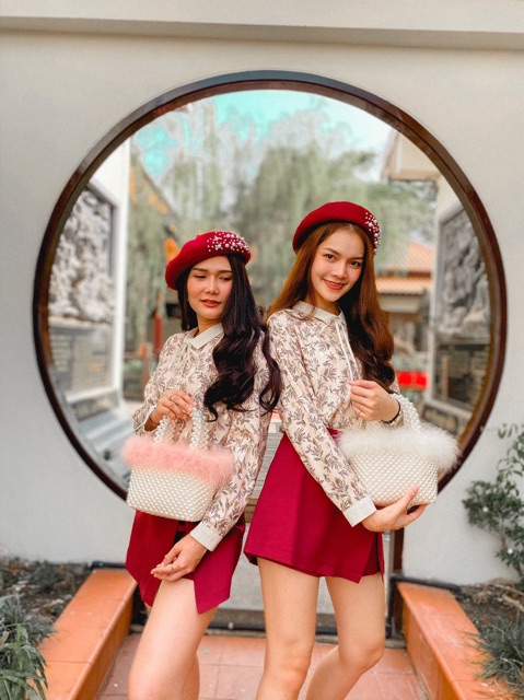 Pearl bag กระเป๋าไข่มุกแต่งขนมิ้ง - aubilli.stores - ThaiPick