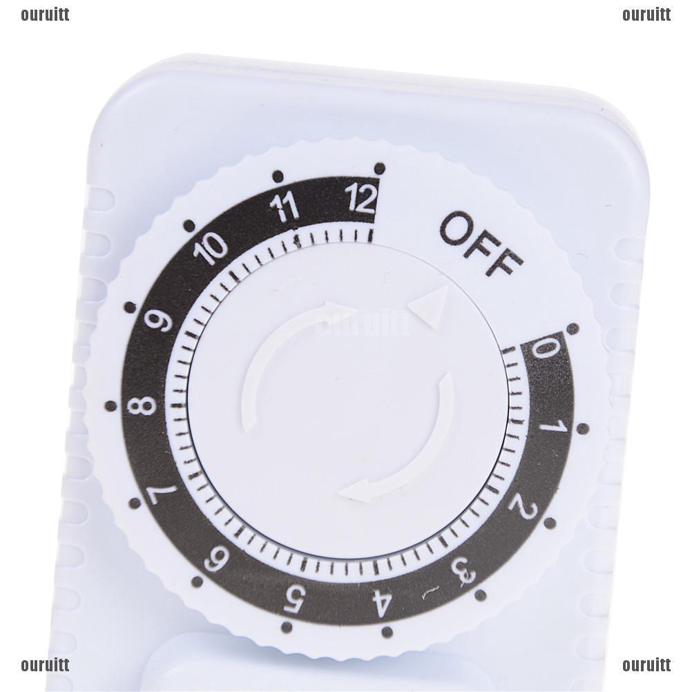 SP 12 Hour Timer Siwtch Electrical Mechanical Time Wall Plug Switch ...