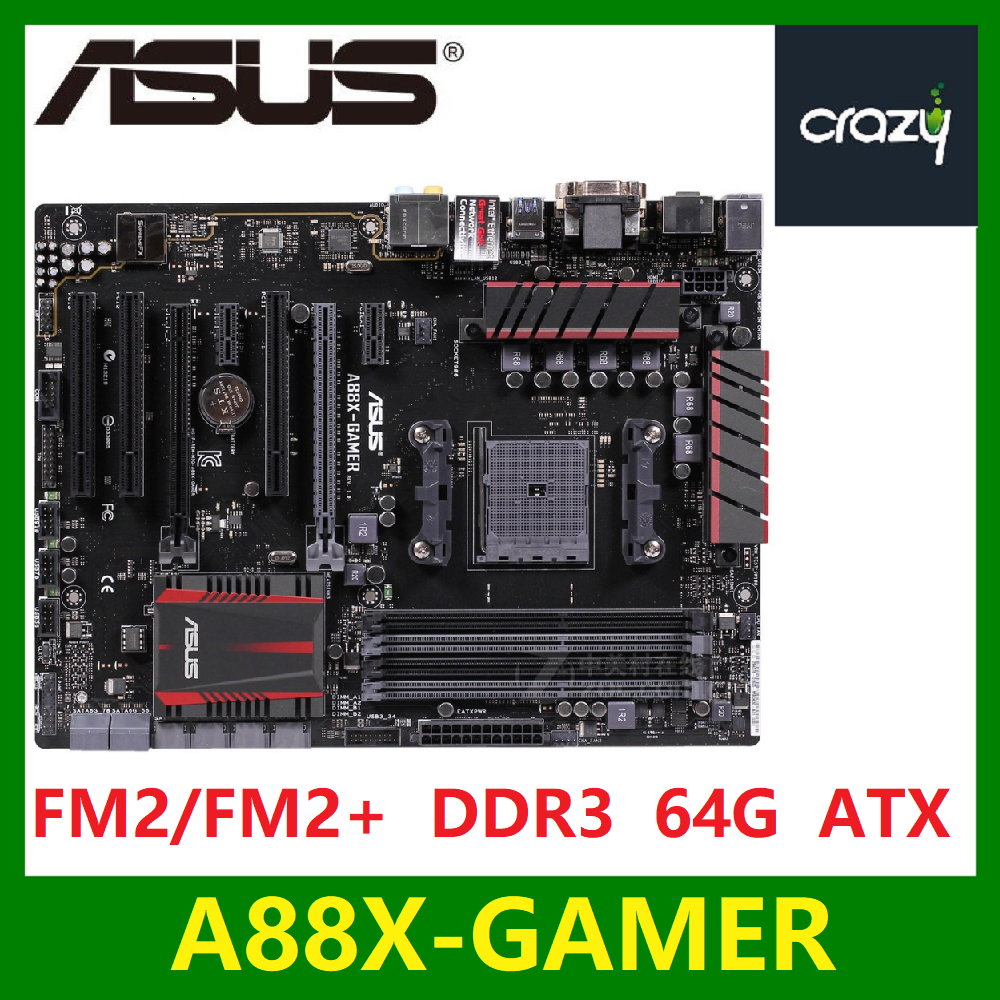 เมนบอร์ดเดสก์ท็อป ASUS A88X-GAMER AMD A88X Socket FM2/FM2+ DDR3 64GB BEFK | Shopee Thailand