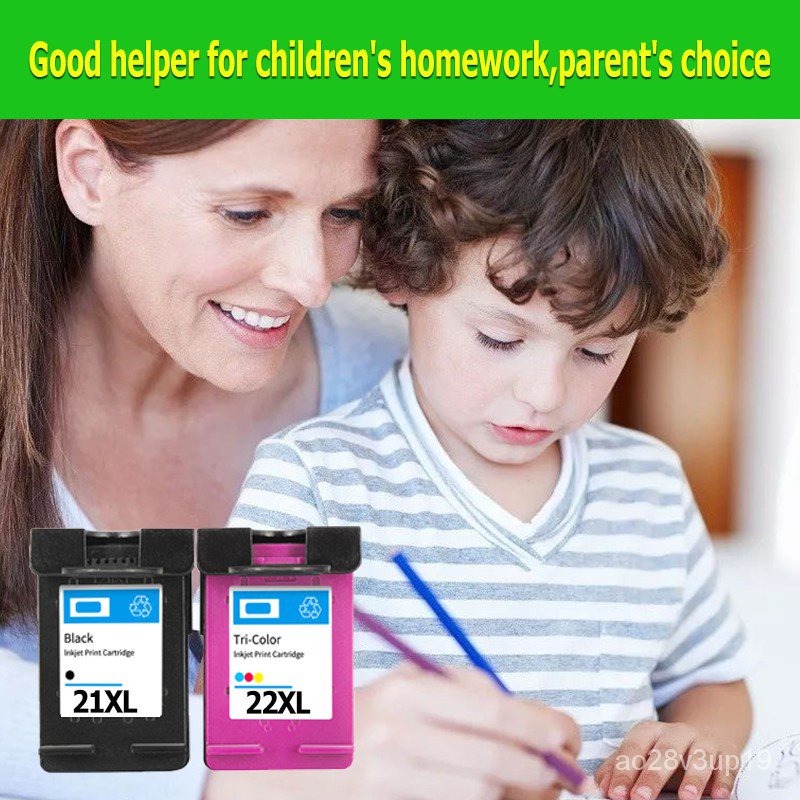 zuXt HP 21 HP 22 ink Cartridge HP 21XL HP 22XL black HP21 HP22 Refill ...