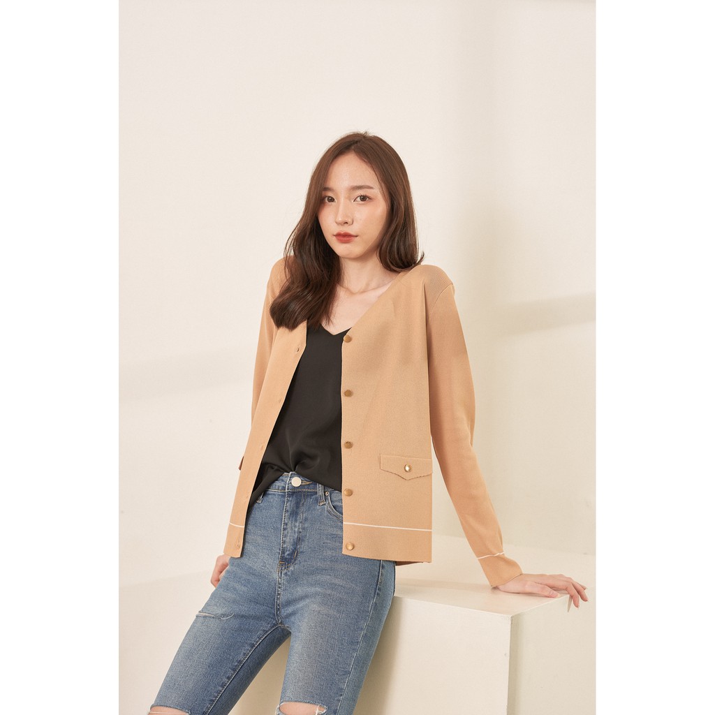 Miles Cardigan เสื้อคาร์ดิแกนผ้าไหมพรม Miladi - miladi_brand - ThaiPick