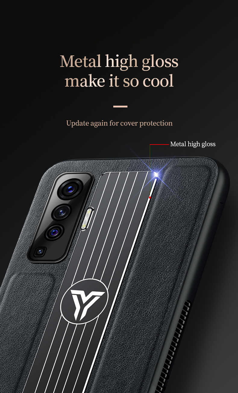 Vivo X50 / Vivo X50 Pro Case Magnetic Cover Silicone Shockproof PU ...