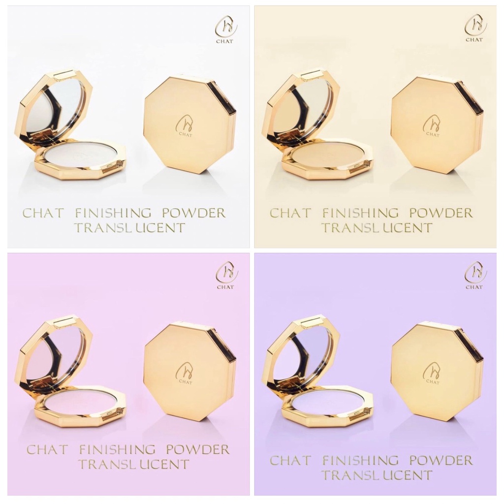 CHAT Finishing Powder - Translucent แป้งฝุ่นโปร่งแสง - chat_cosmetic ...
