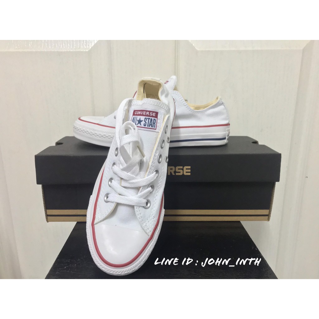 converse all star คอนเวิร์สออลสตาร์ สีขาว | Shopee Thailand