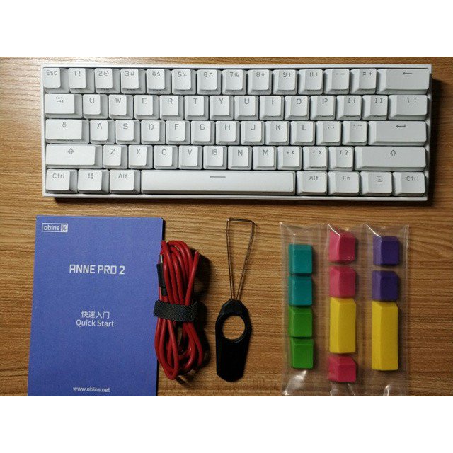 คีย์บอร์ด ANNE PRO 2 RGB Wireless Bluetooth Mechanical Keyboard สีดำ ...