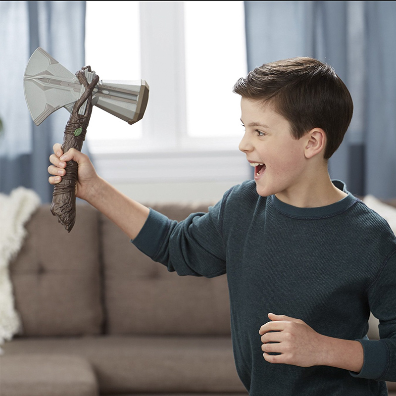 Hasbro Avengers 3 Movie Series Thor's Hammer Thor's Axe E0617 Sounding ...