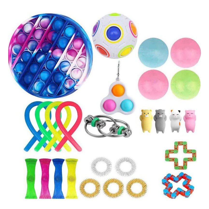 20/26Pcs ชุดของเล่น Fidget ราคาถูก Sensory Fidget ของเล่น Pack สำหรับ ...
