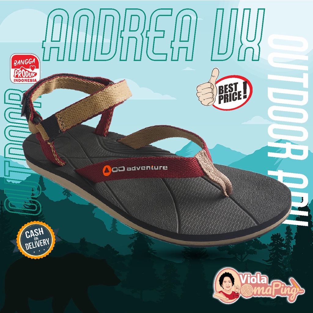Andrea VX รองเท้าแตะ เหมาะกับการเดินป่า ปีนเขากลางแจ้ง ของแท้ สําหรับ ...