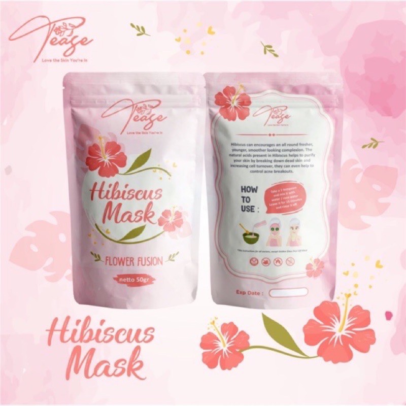 (free Spatula) Flower Fusion: Hibiscus Mask By Hibiscus แผ่นมาส์กบํารุง ...