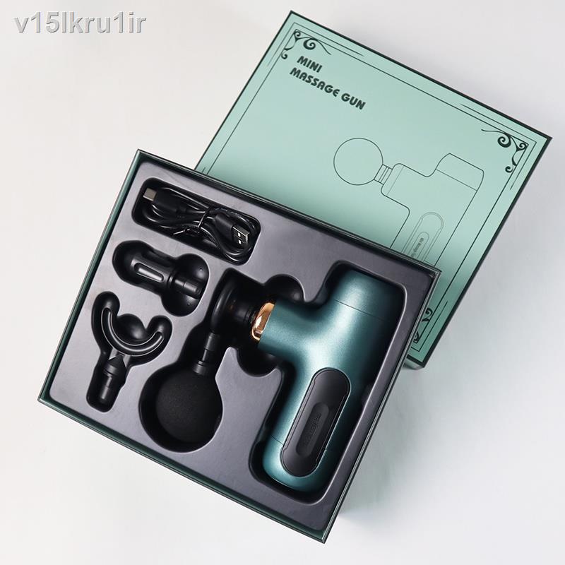New Model Mini Massage Gun Strong Vibration Deep Muscle Fascial Gun ...