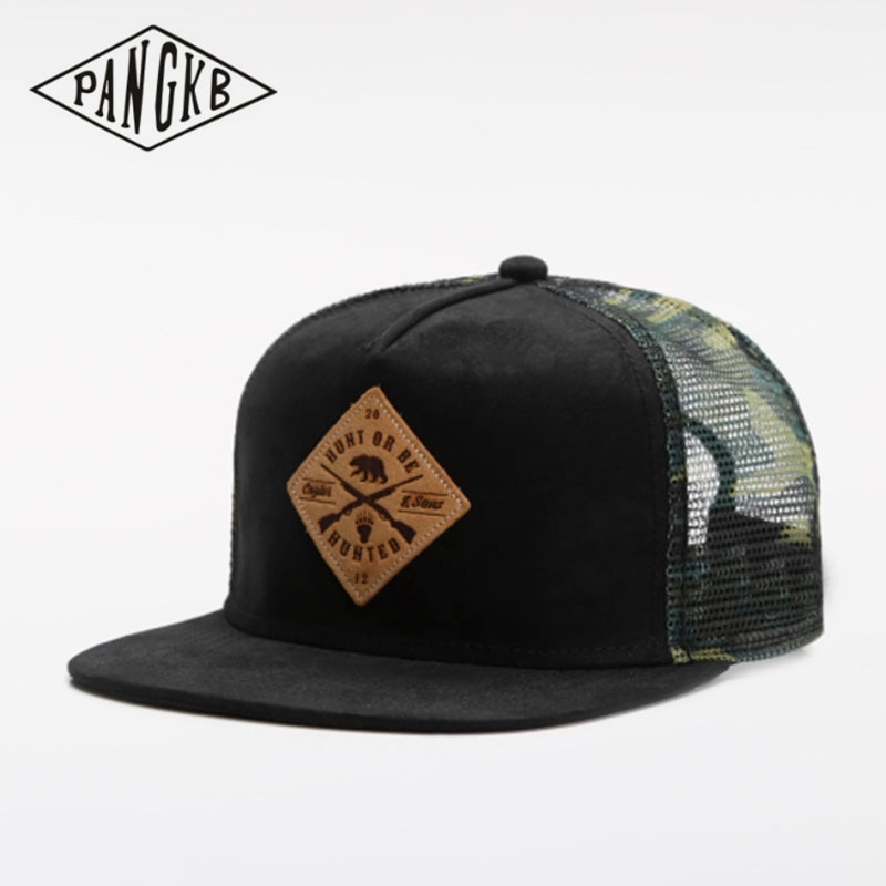 PANGKB Brand HUNTING CAP summer breathable mesh hip hop snapback hat ...