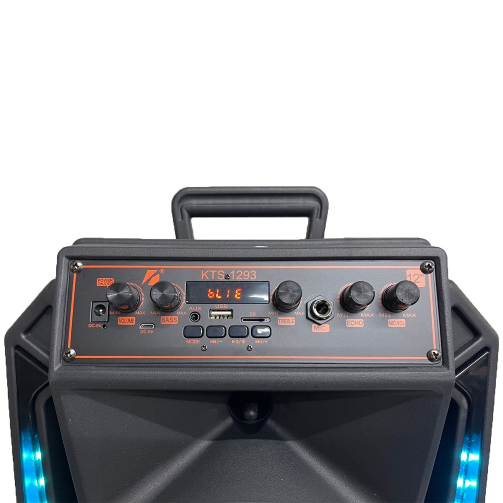 ลำโพงบลูทูธ ดอก12นิ้ว ดังสะใจ ฟังก์ชั่นครบ KTS-1293 ปรับเบสได้ ปรับไมค์ ...