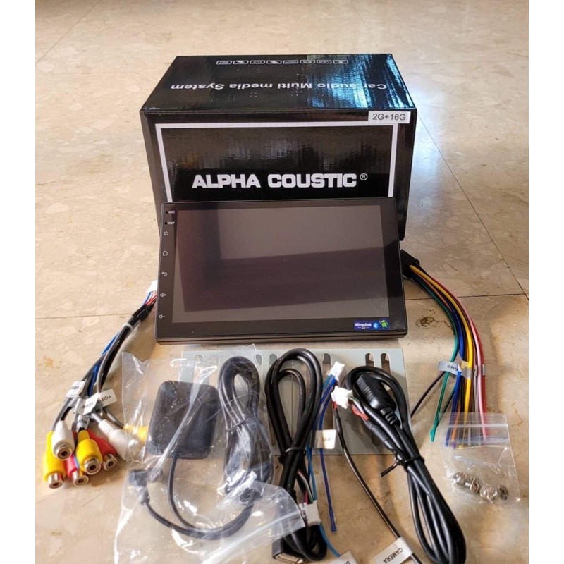 จอ 2 din 7นิ้ว จอ IPS RAM2GB ROM16 Alpha Coustic ram 2gb Android Version 9.1 - kaideeshop999 ...