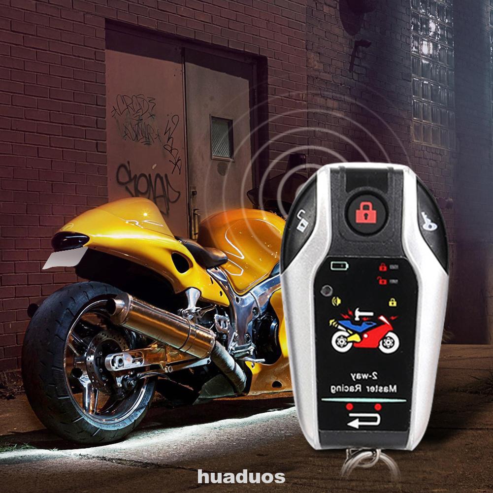 Automatic Lock Remote Start Security Vibration Waterproof Motorcycle ...