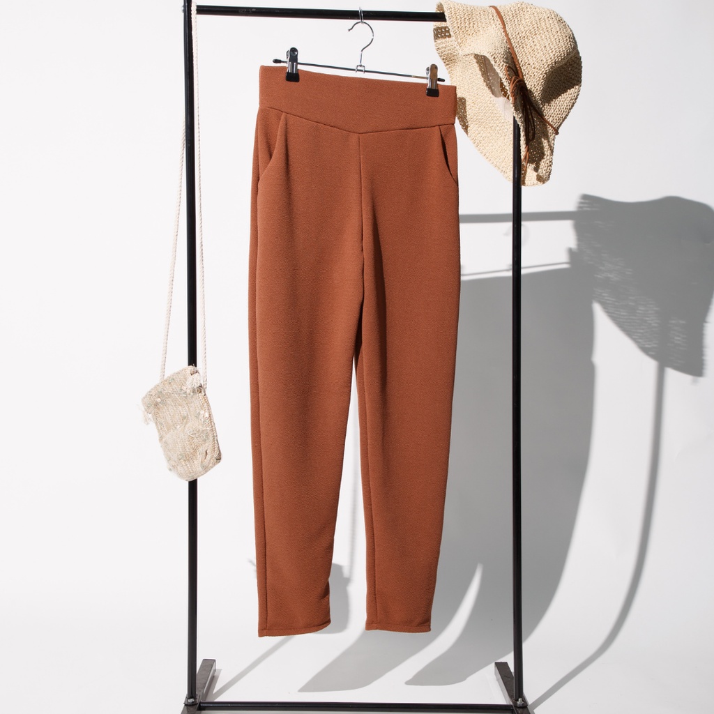 กางเกงขายาว สาวอวบ เอวยืดยืด ใส่สบาย M-7XL (28-44) - sixsteps - ThaiPick