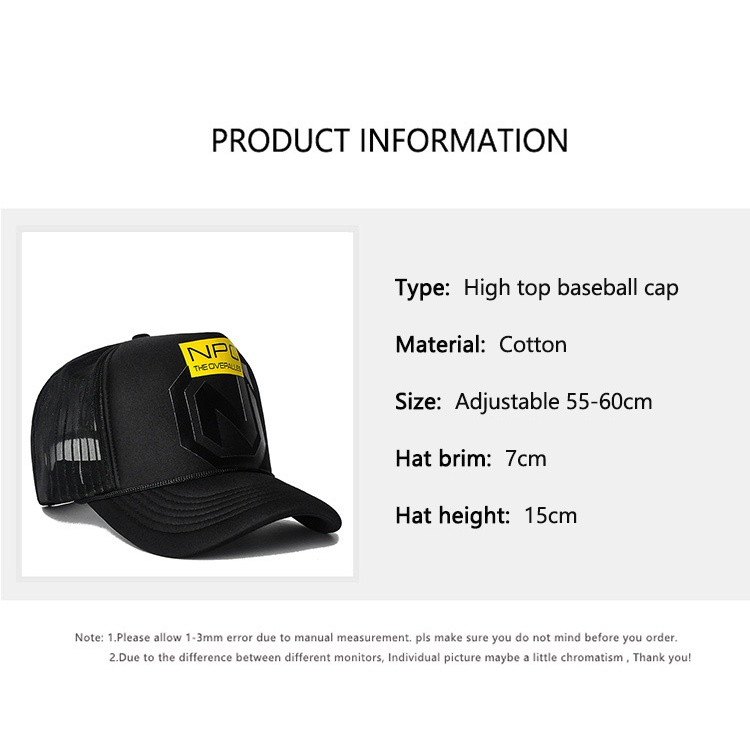 Hat Men39s Summer Big Head Circumference High-top Baseball Cap Version ...