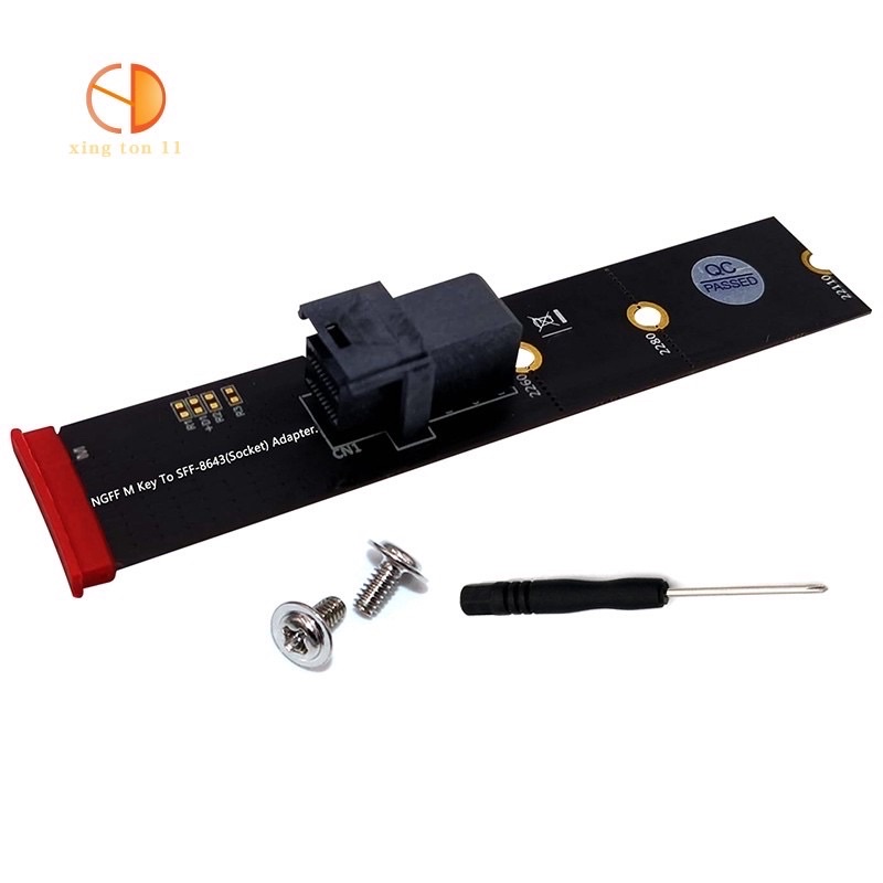 การ์ดอะแดปเตอร์ Sff - 8643 Mini - Sas Hd 36 - Pin To M . 2 สําหรับ U. 2 ...