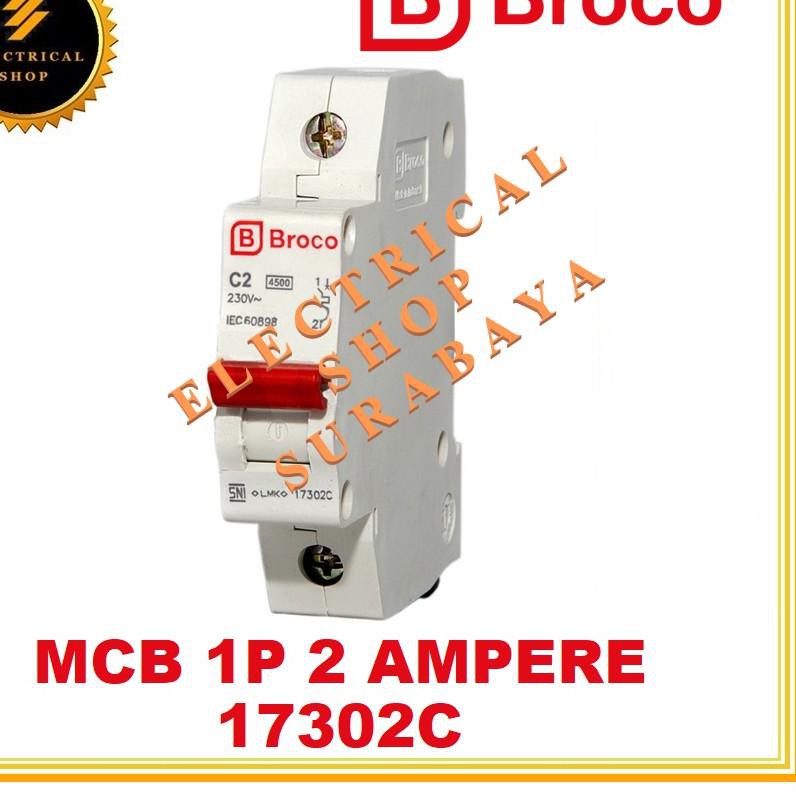 Broco Mcb 1 P C 2 A 17302 C เบรกเกอร์สําหรับเล่นสนี - ardianl_shop.th ...