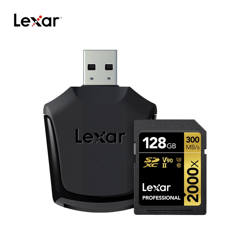 Lexar 2000X Memory Card 32 64 128 gb Class 10 U3 V90 4K SD Card 32GB ...