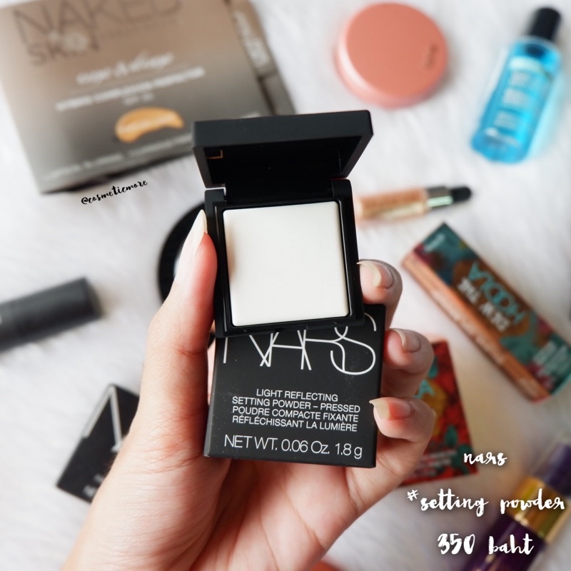 NARS light reflecting setting powder pressed 10g Translucent Crystal แป้งอัดแข็ง ให้เมคอัพติดทน ...
