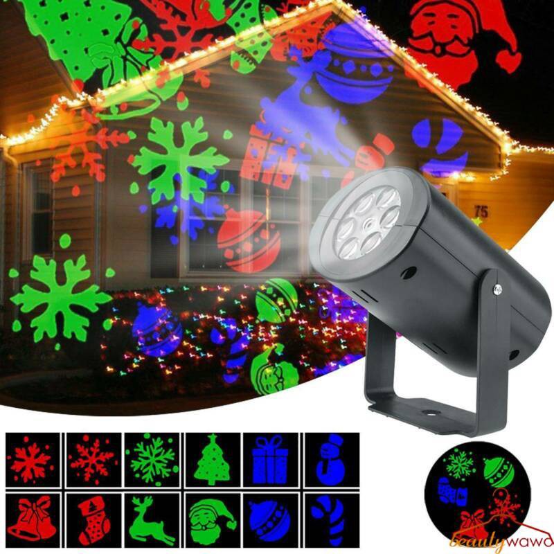 Avaliable Xmas Light Rotating Laser Projector Moving Christmas LED ...