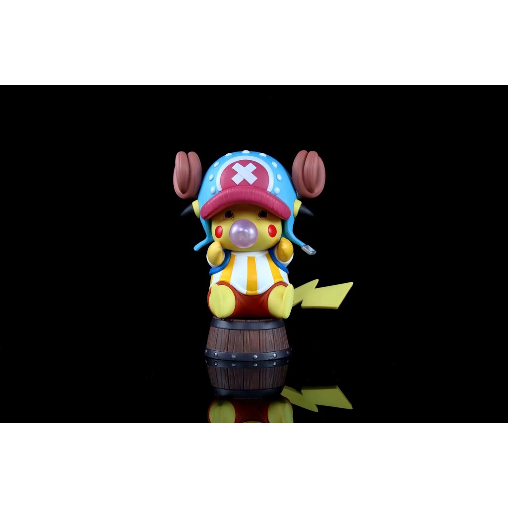 ฟิกเกอร์ One Piece GK Blowing Bubble Pikachu Cross-Dressing Chopper ...