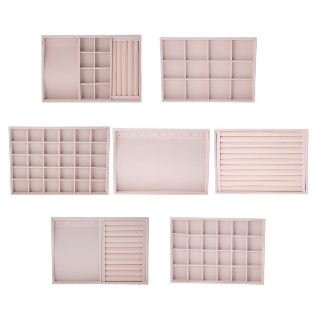 กล่องแสดงVelvet Jewelry Box Ring Earring Necklace endant Bracelet ...